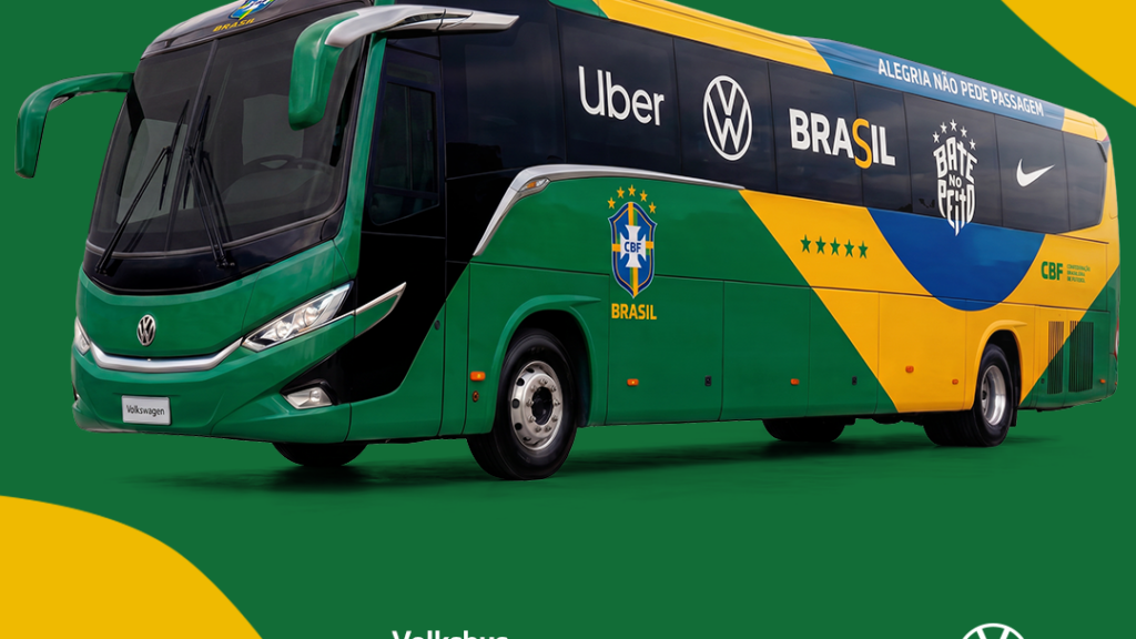 Volkswagen equipa ônibus que transportará a Seleção Brasileira durante ...